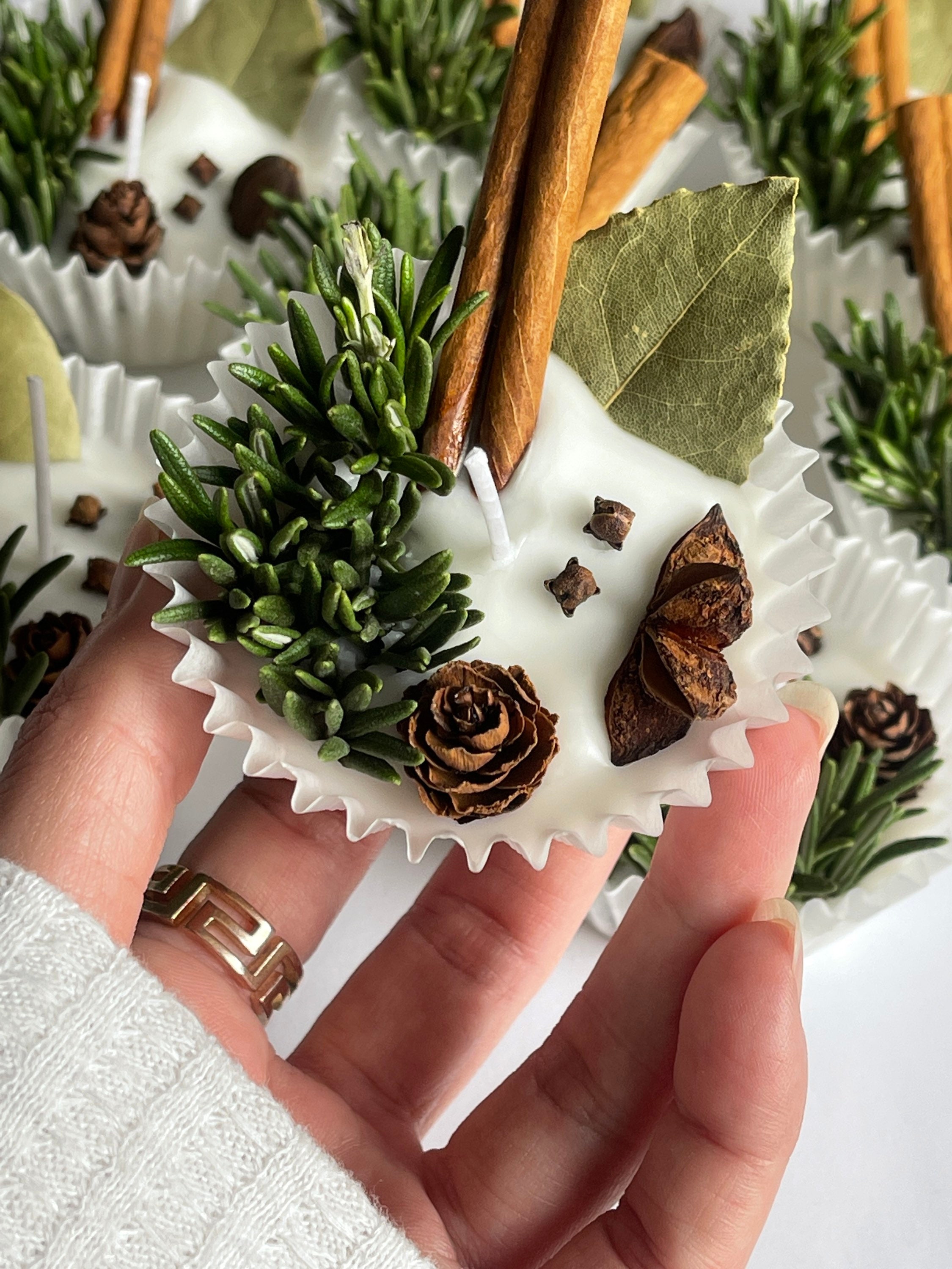 Handmade Fire Starters (pack of 4) - Christmas Scented, Rosemary ...