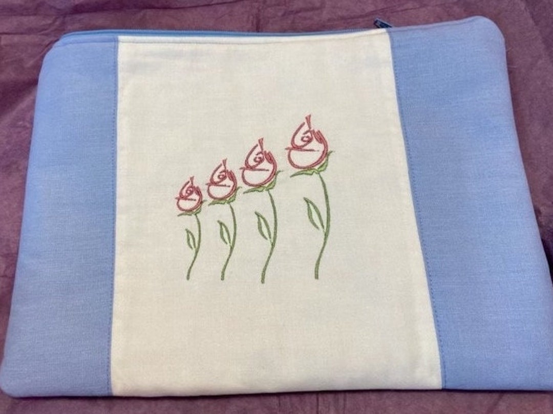 Stylish Elegant Simple Rose Embroidery Design in 6 Sizes - Etsy