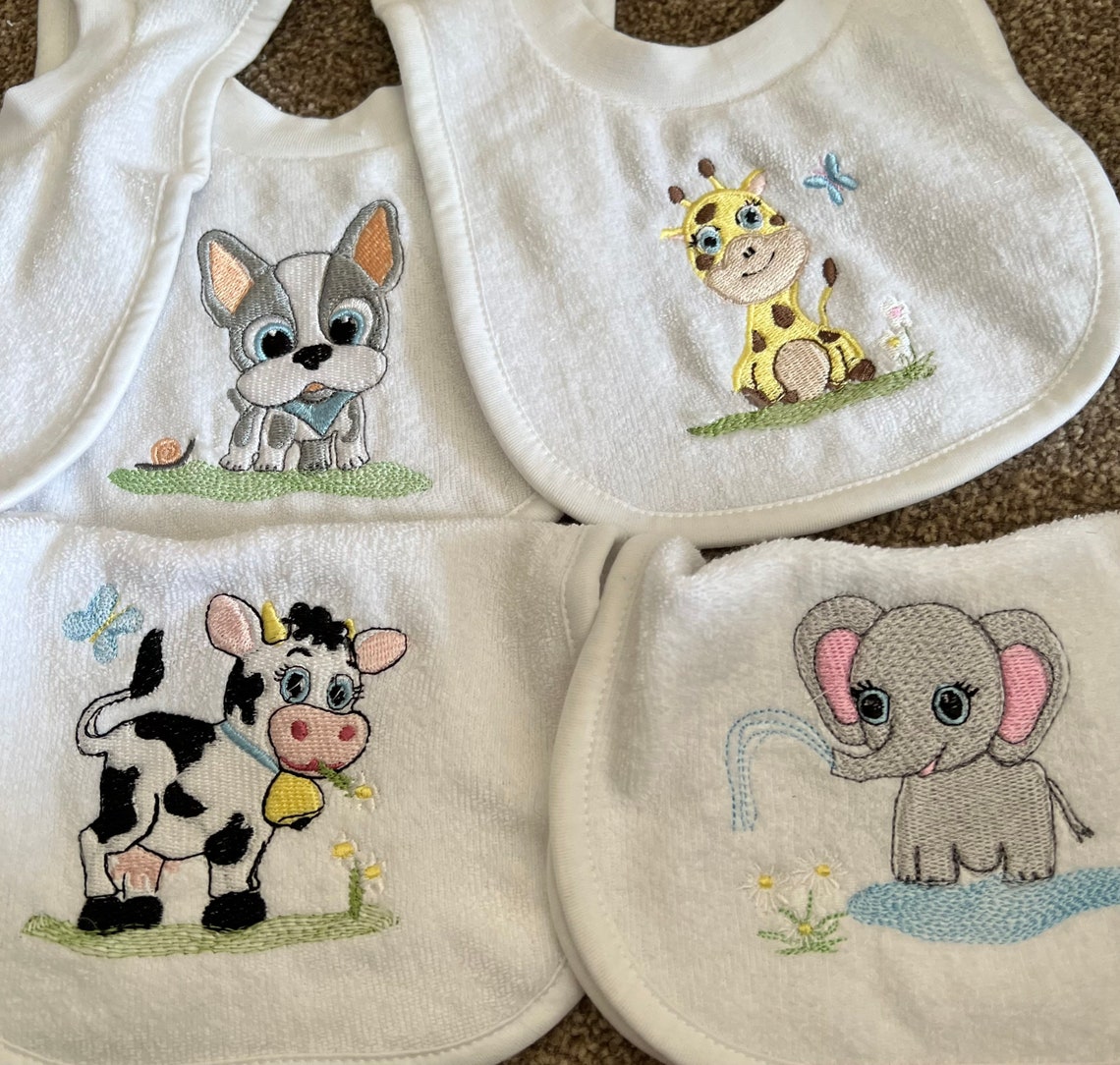 Happy Cow Machine Embroidery Design in Two Sizes - Etsy