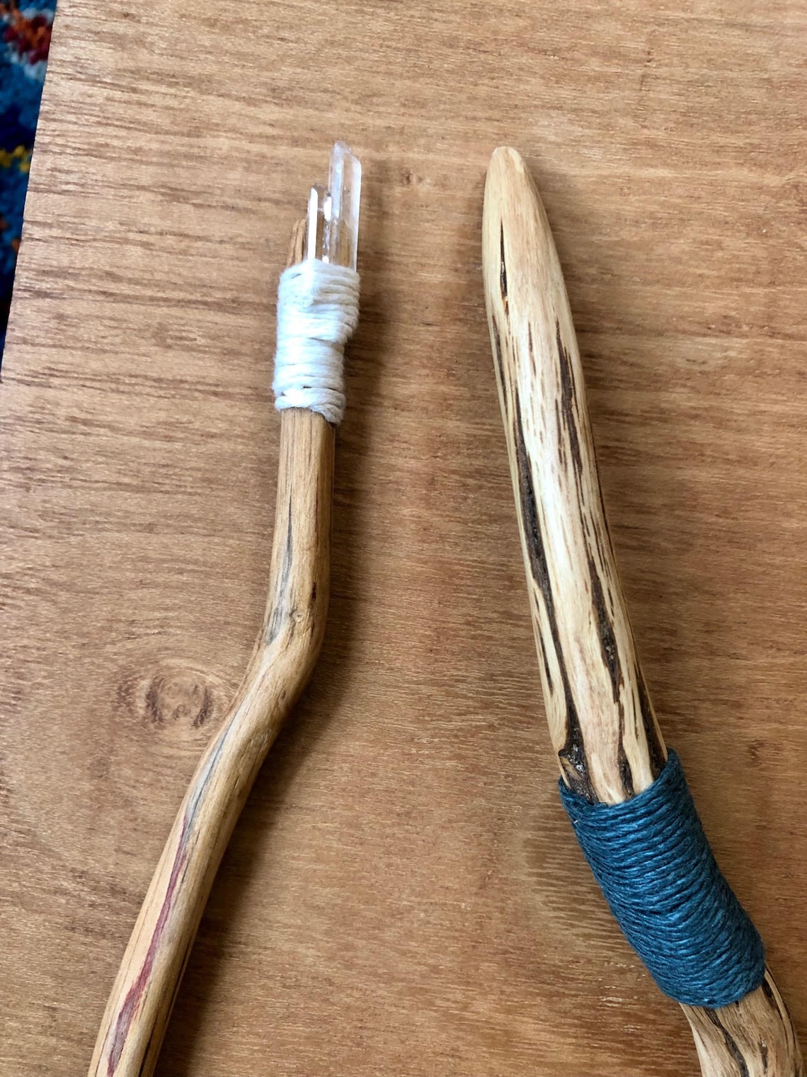 Handmade Wands Carved From Wind-thrown Wood, Including Embellishments ...