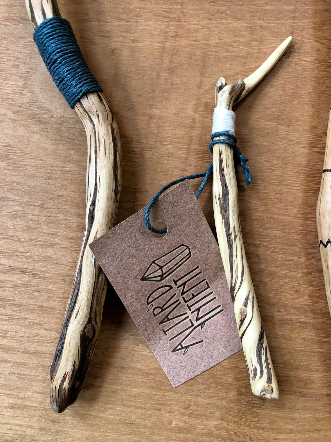 Handmade Wands Carved From Wind-thrown Wood, Including Embellishments ...