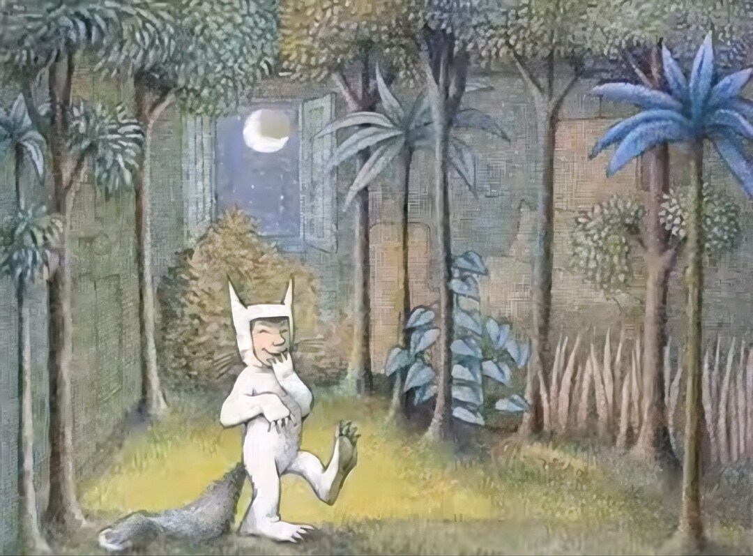 Where the Wild Things, Where the Wild Things Are, Max With Wolves - Etsy