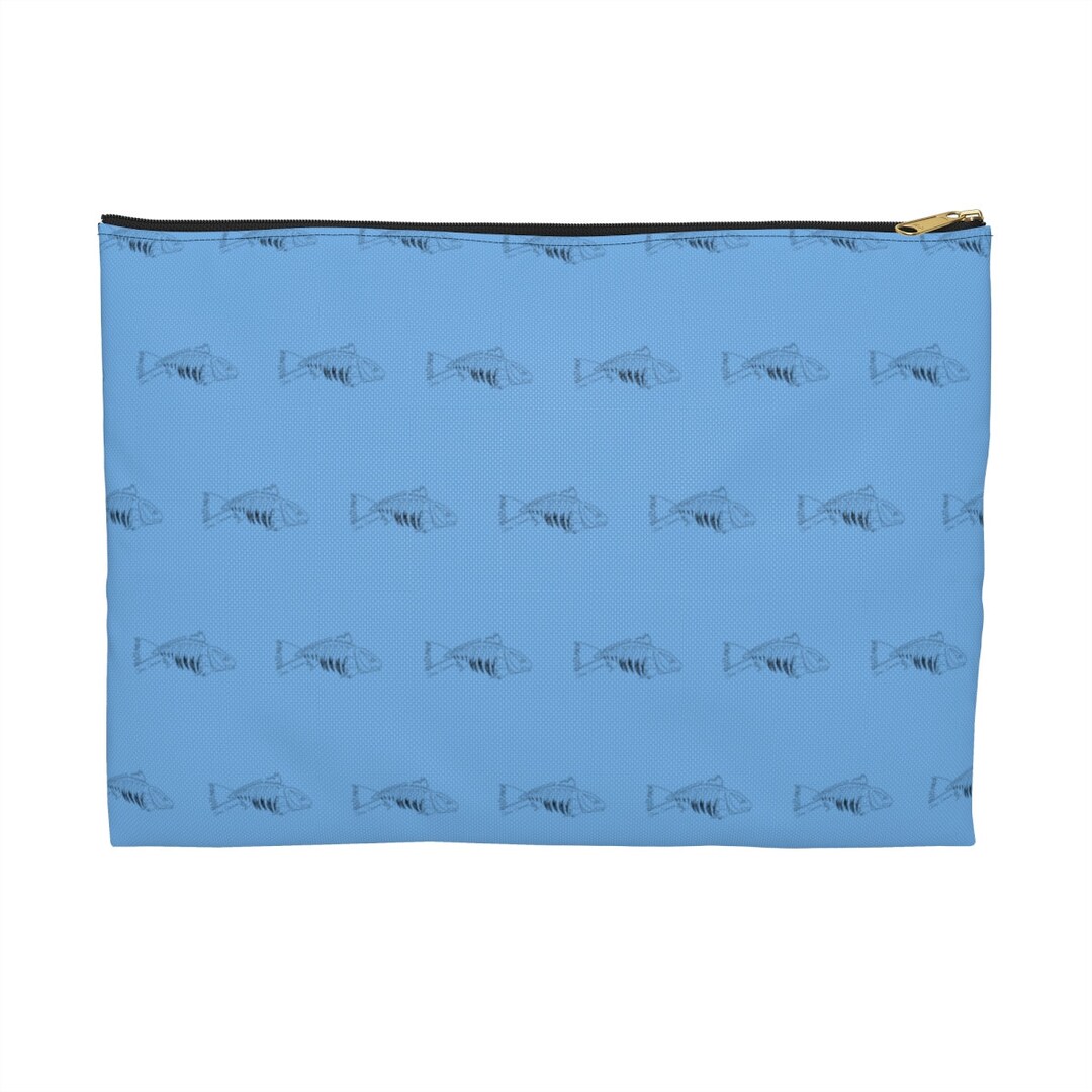 Redfish Skeleton Drawing Accessory Pouch | Redfish Bag | Gift for ...