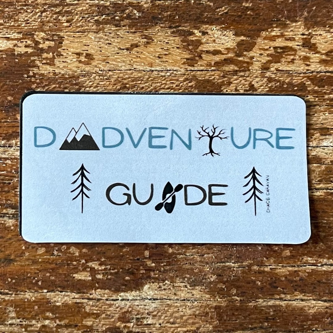 Dadventure Guide Sticker | Dad Decal | Outdoorsy Dad Sticker ...