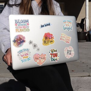 Inspirational Stickers 20-300pcs, Shine Motivational Sticker Pack ...