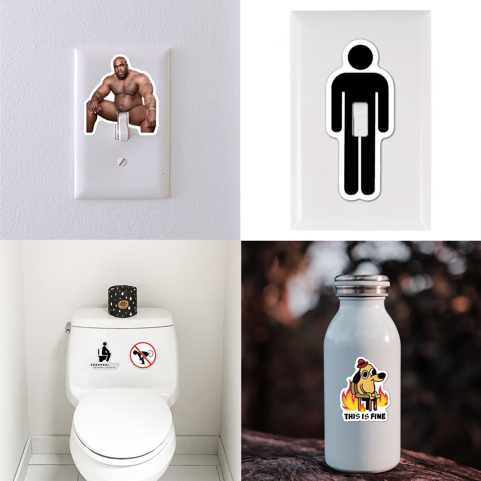 10-105pcs Funny Adult Stickers Prank Dirty Sticker Pack for - Etsy