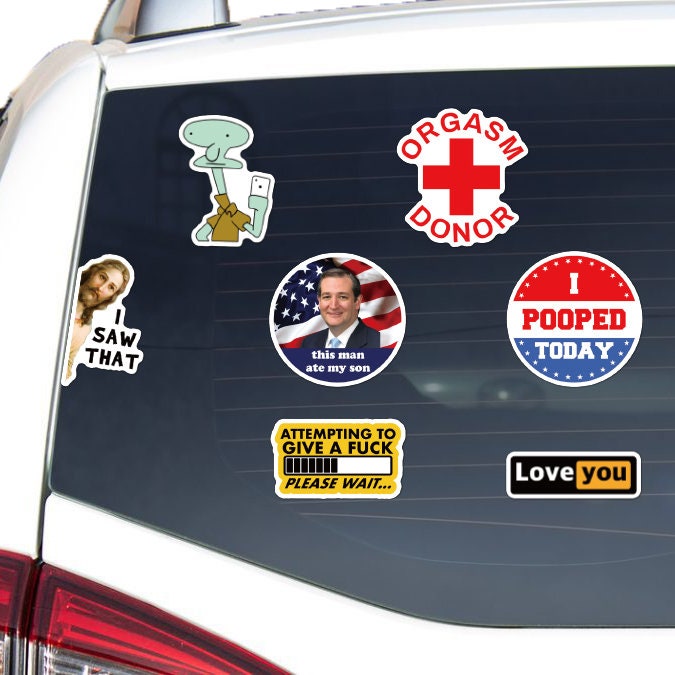 10-105pcs Funny Adult Stickers Prank Dirty Sticker Pack for - Etsy