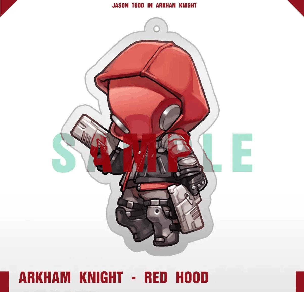 PRESALE Red Hood and Nightwing Acrylic Charm/sticker - Etsy