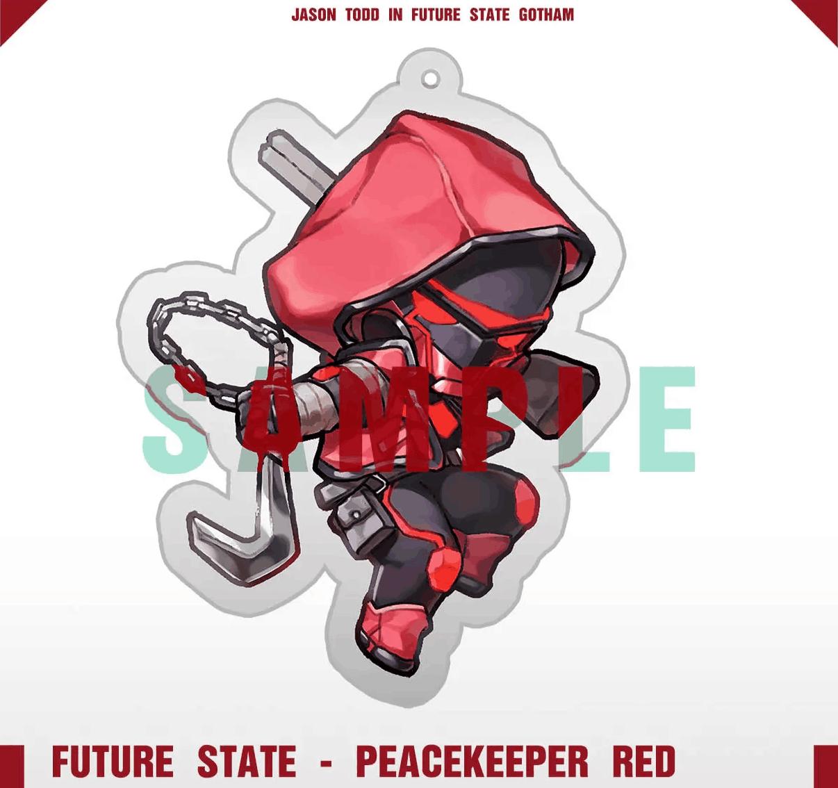PRESALE Red Hood and Nightwing Acrylic Charm/sticker - Etsy