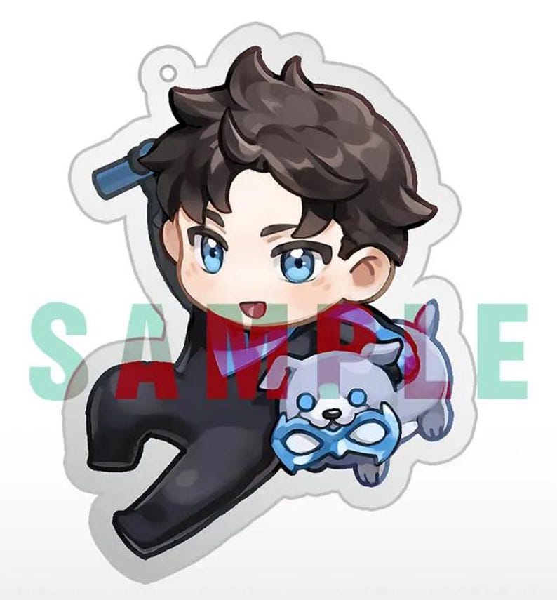 PRESALE Red Hood and Nightwing Acrylic Charm/sticker - Etsy