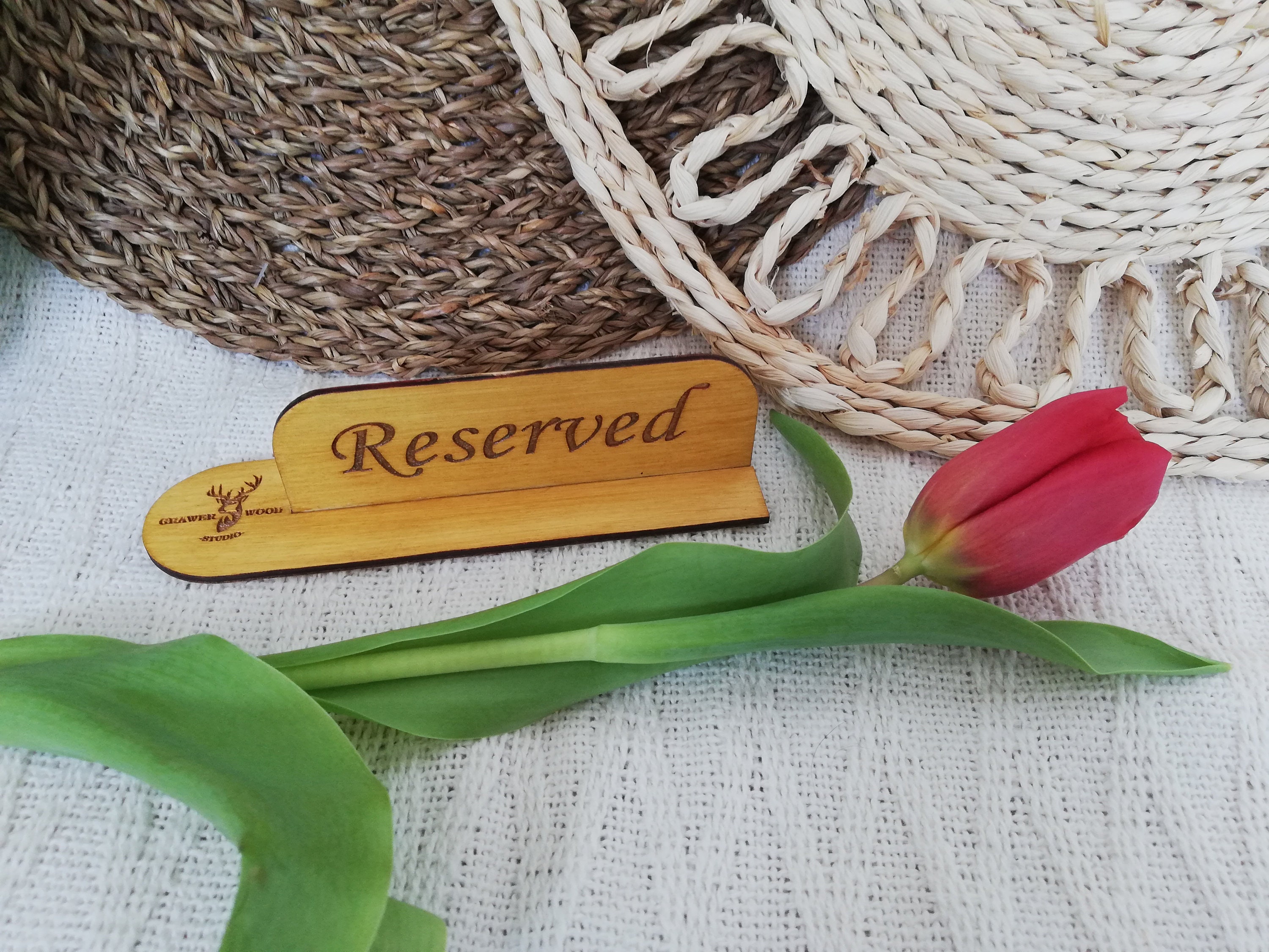 Reserved Table Sign | Restaurant Table Holders | Reserved Restaurant ...
