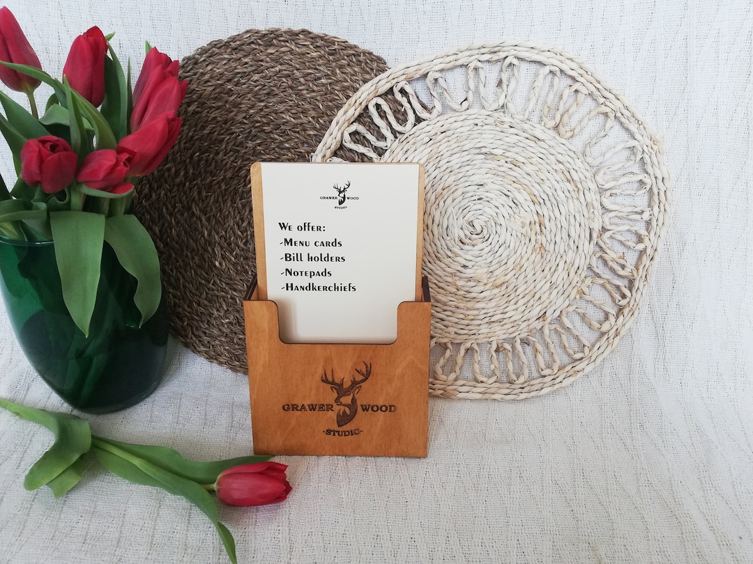 Wooden Leaflet Container | Leaflet Box | Advertising Leaflets Box ...