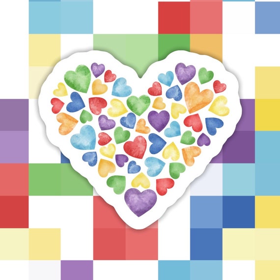 Paper, Party & Kids Papercraft Sticker HUMAN identity flags vinyl ...