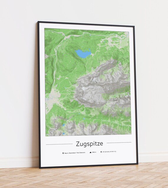 Zugspitze Map