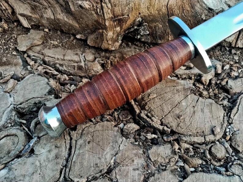 Hand-forged 23-inch D2 Steel Hunting Sword | Functional Long Blade for ...