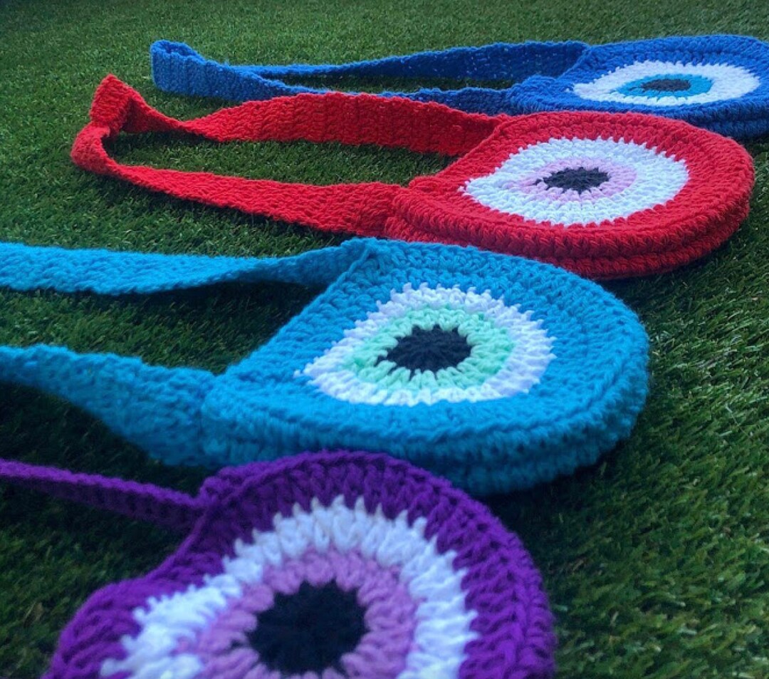 PDF Nazar Evil Eye Crochet Bag *PATTERN ONLY - Etsy