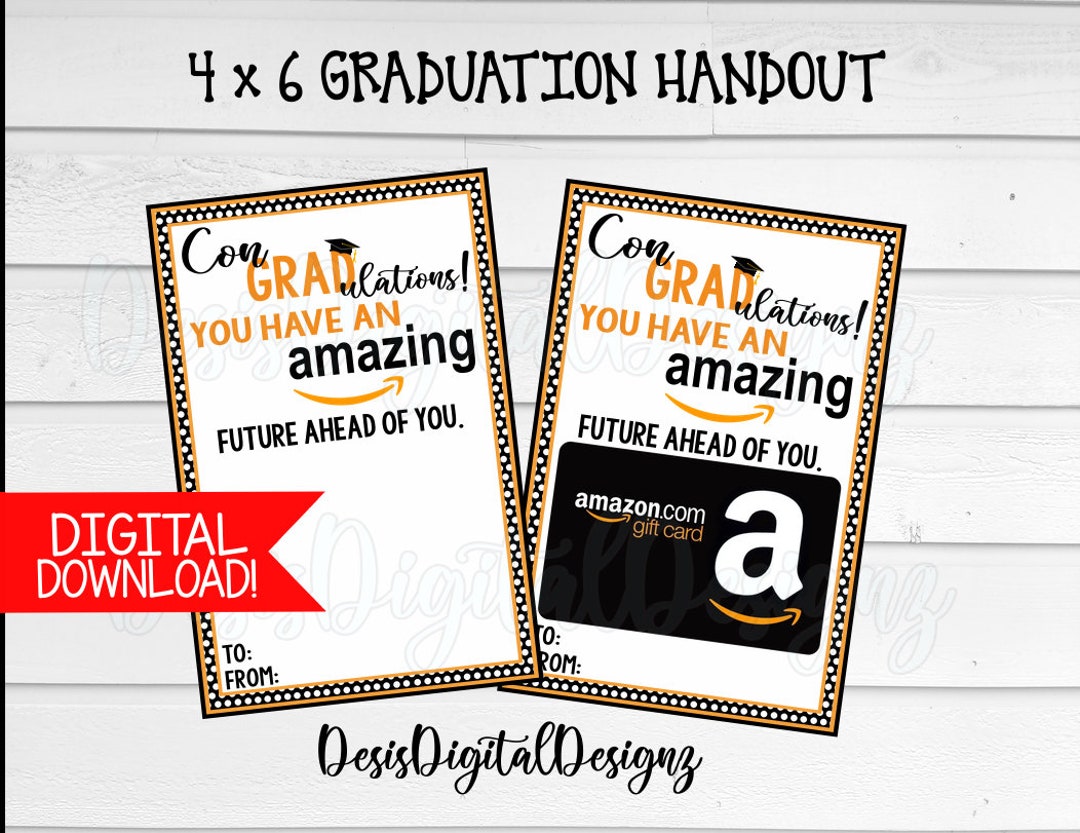 Congrats Grad Gift. Amazon Graduation. Gift Card Holder. End of School ...