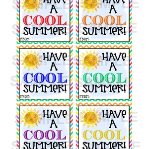 Have a Cool Summer. Popsicle Handout. Last Day of School Gifts End of ...