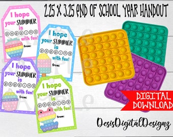 Editable Frisbee Favor Tag Year Flew by Tag End of School - Etsy