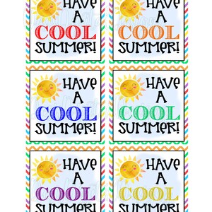 Have a Cool Summer. Popsicle Handout. Last Day of School Gifts End of ...