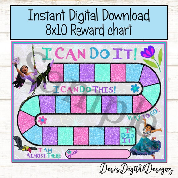 Encanto Reward Chart Behavior Chart Mirabel Isabela Daily | Etsy