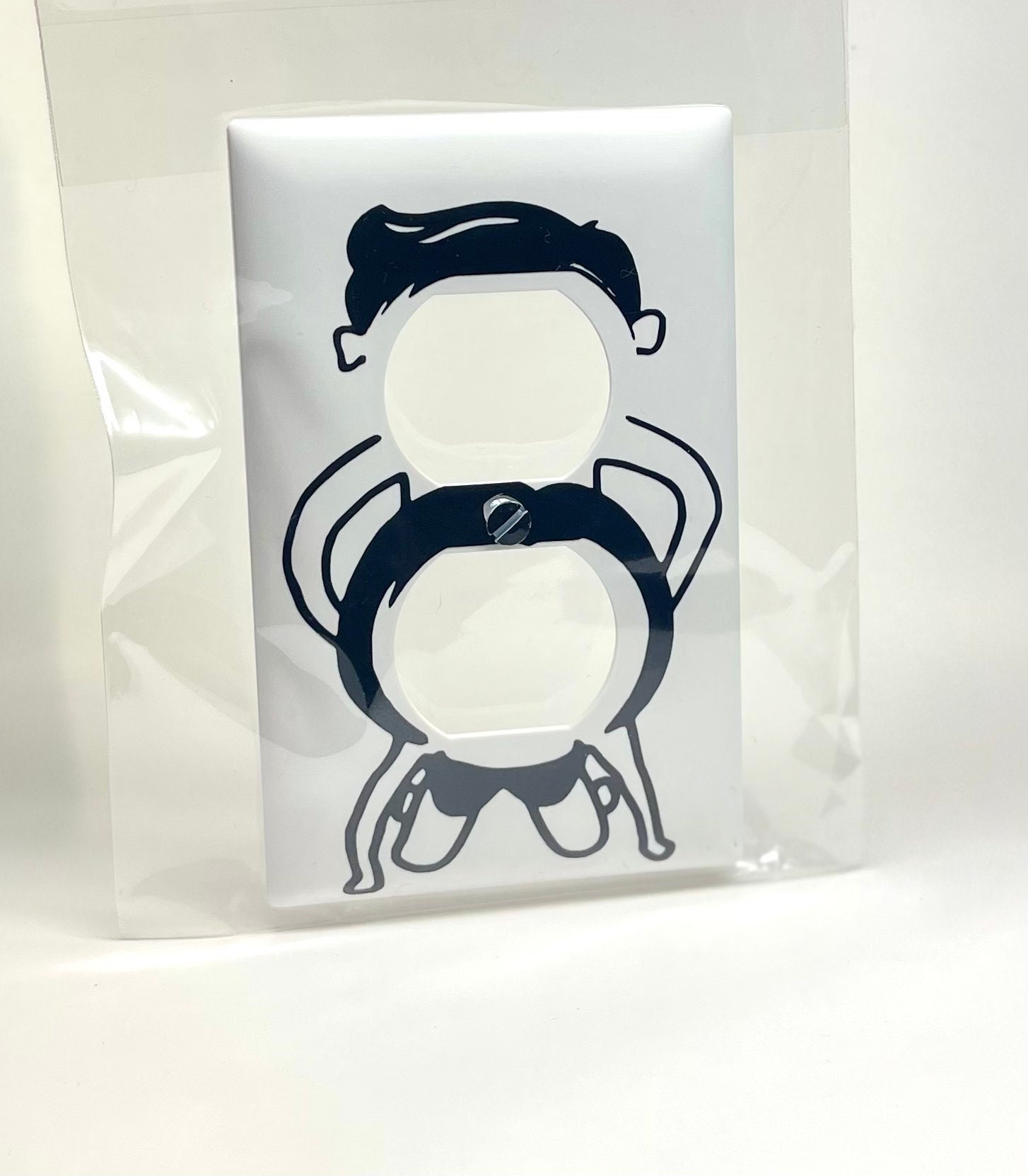 Naughty Electrical Outlet Art