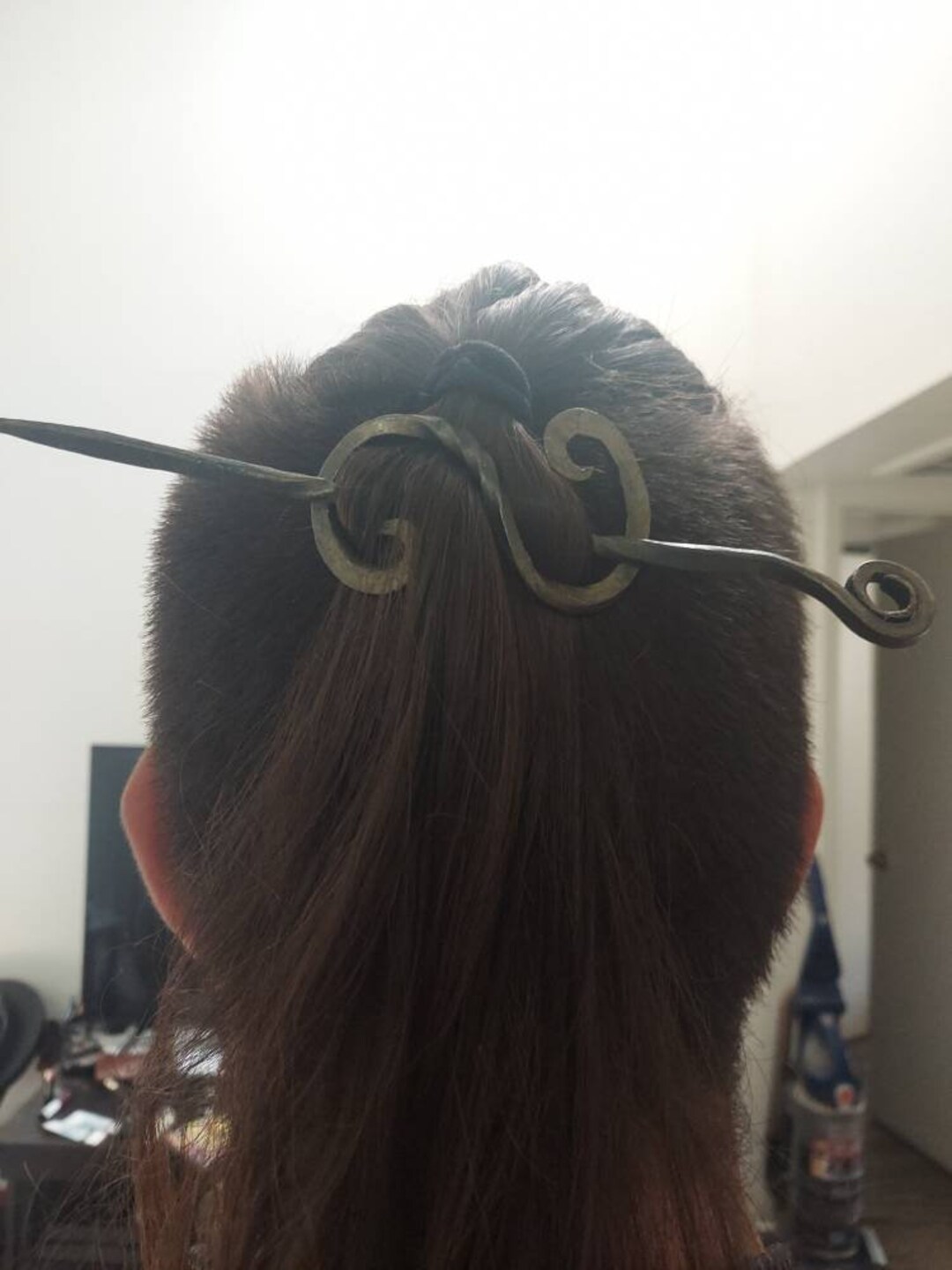 Hand Forged Hair Pin - Etsy
