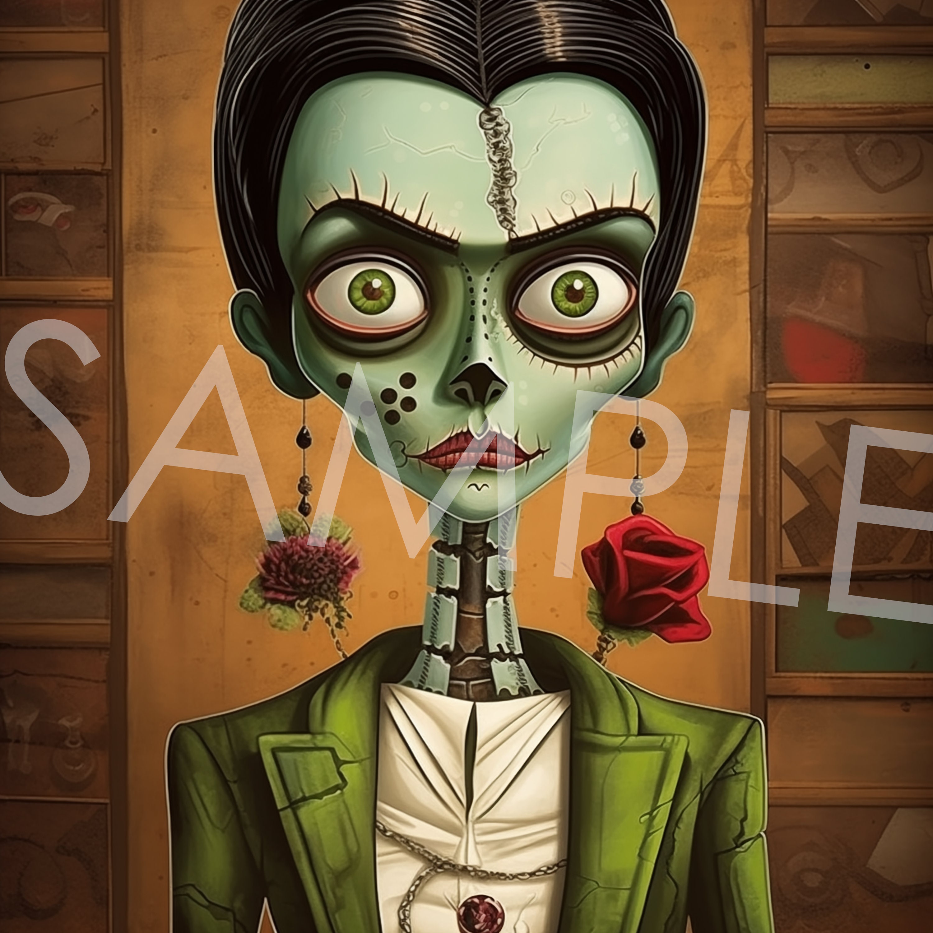 Frida Kahlo Wall Art, Frida Kahlo Decor, Wall Art, Gothic Wall Art ...