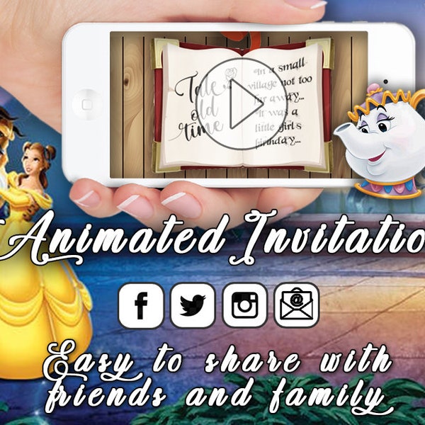 Storybook Invitation - Etsy