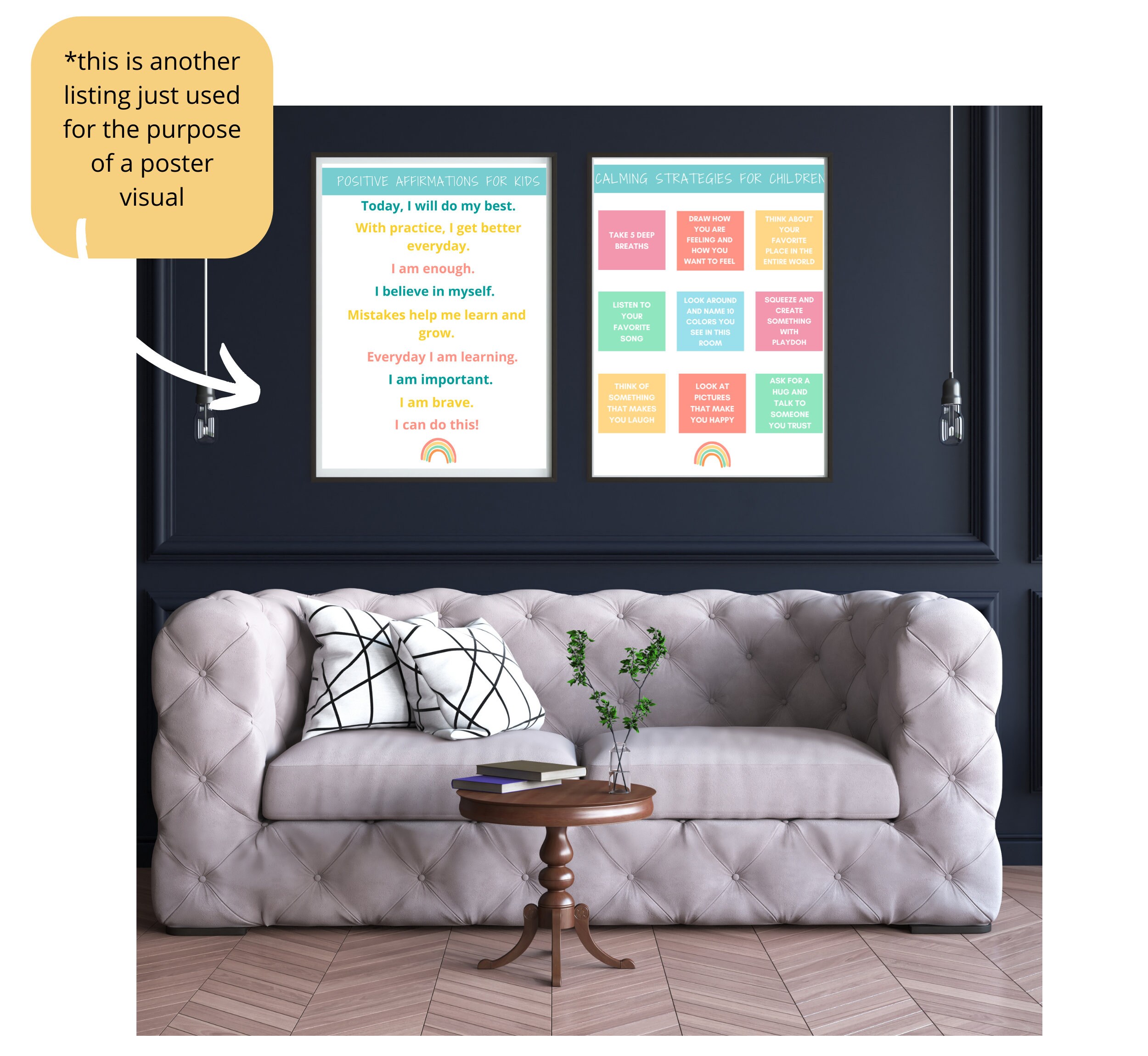 Coping Skills Children Printable Poster, Calm Down Kids Teens, Mental ...