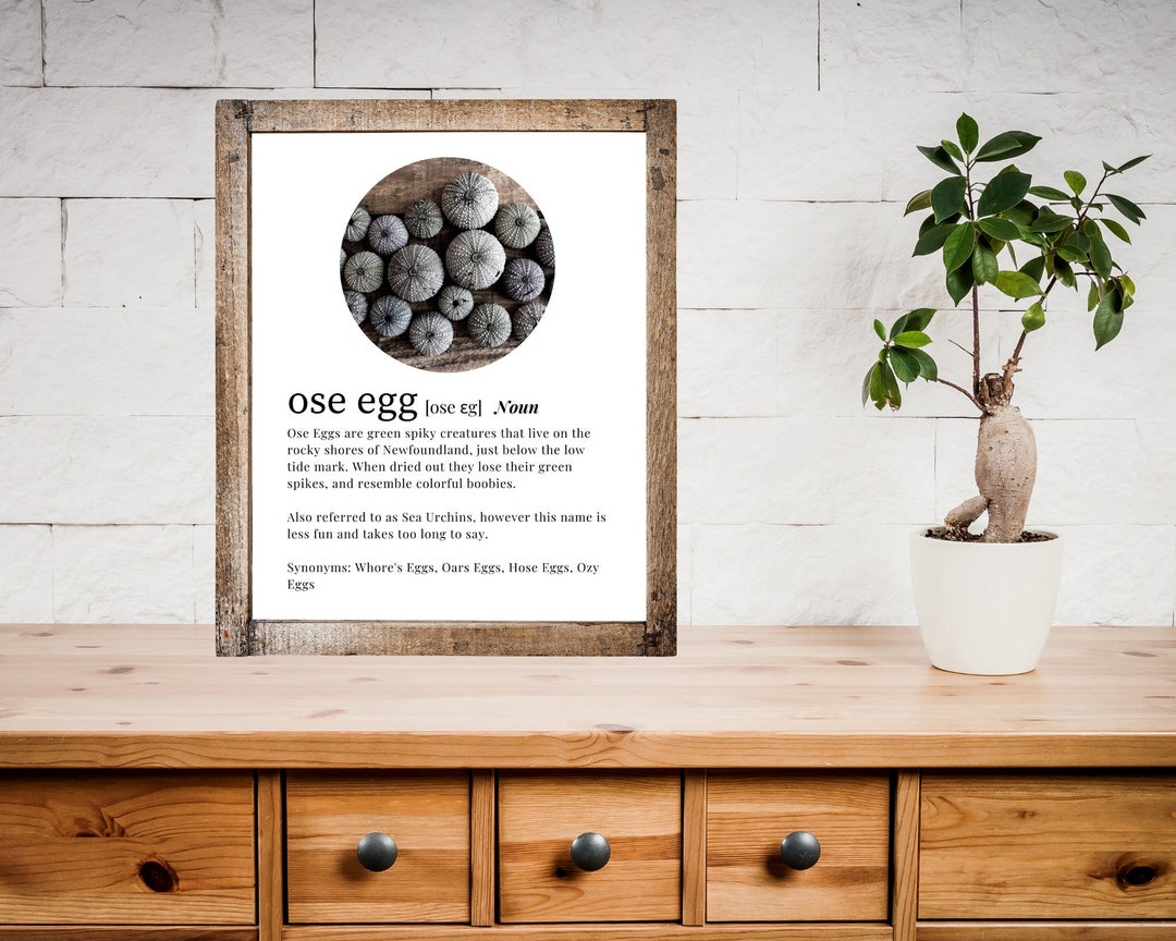 Ose Egg Definition | Hos Egg | Instant Print | Newfoundland Wall Art ...