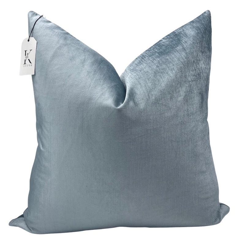 Light Blue Pillow - Etsy