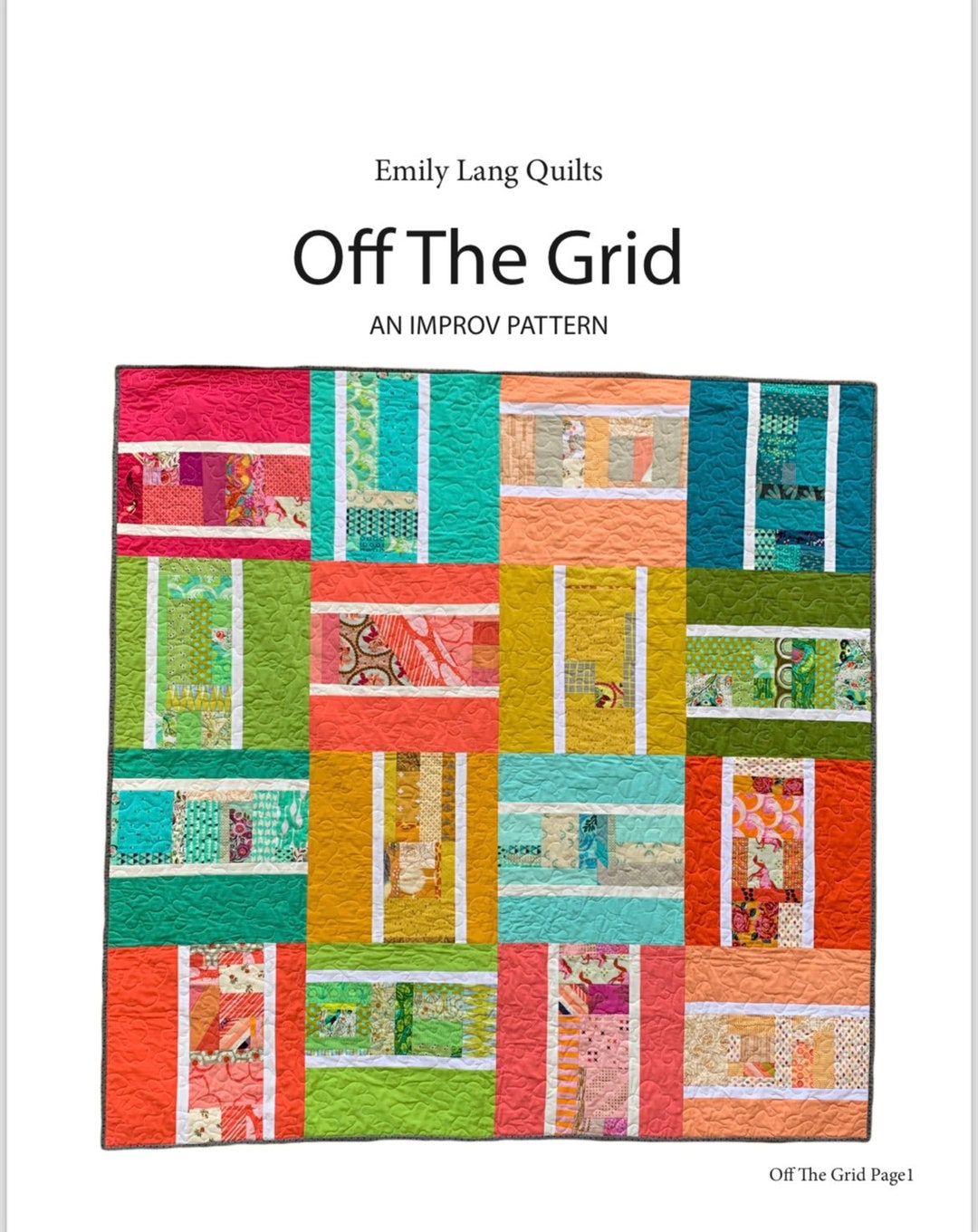 Off the Grid Quilt PDF Pattern - Etsy