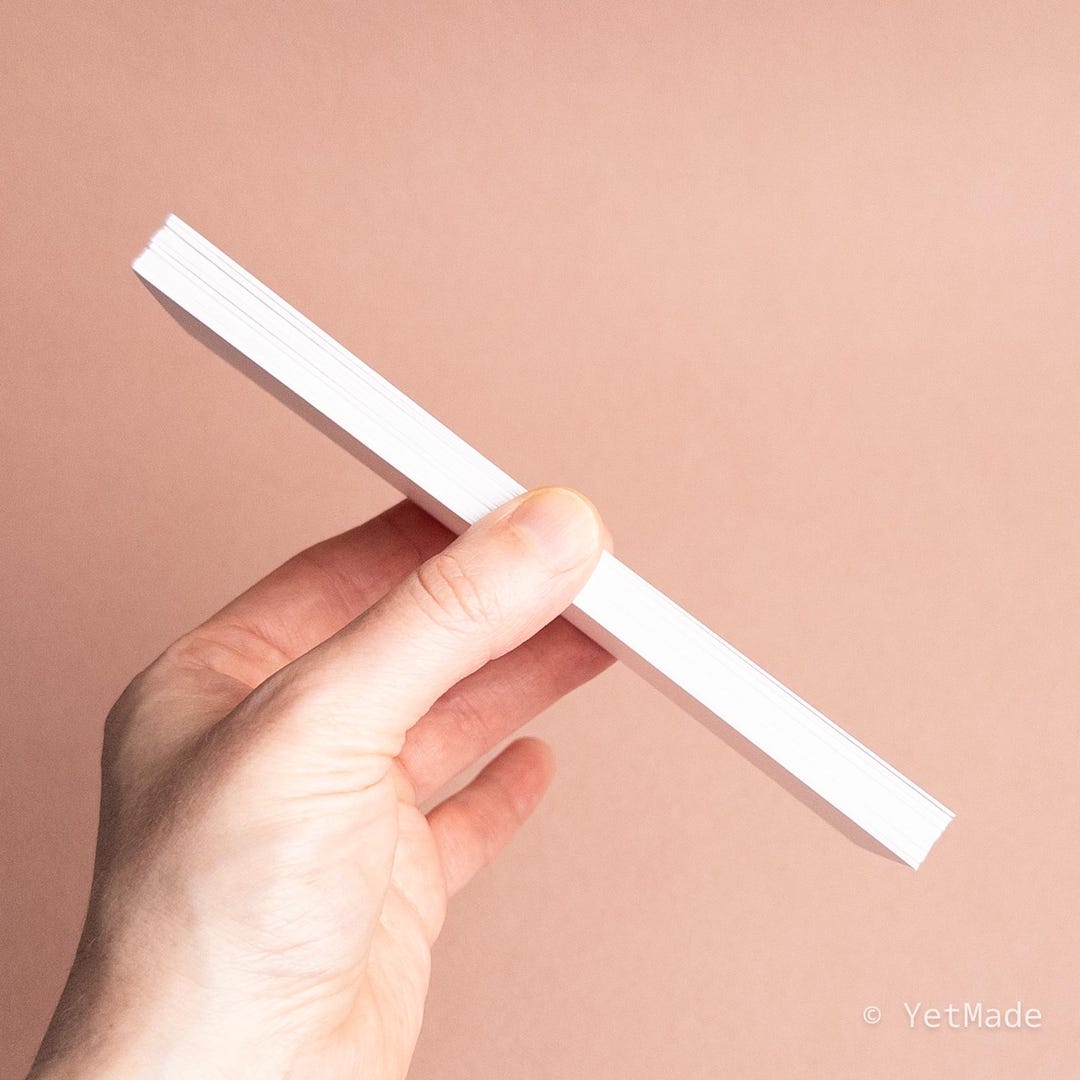 Bookmark Blanks Set of 20 | Your Choice of Paper - Arches Yupo ...