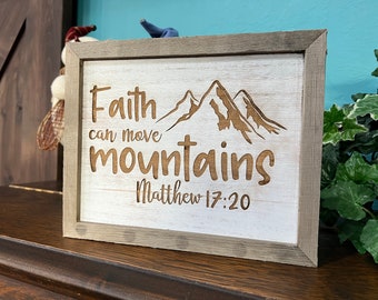 Faith Sign - Etsy