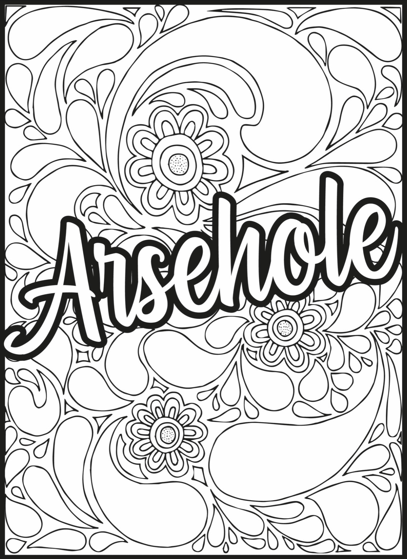 30 Swearing Adult Coloring Pages - Etsy