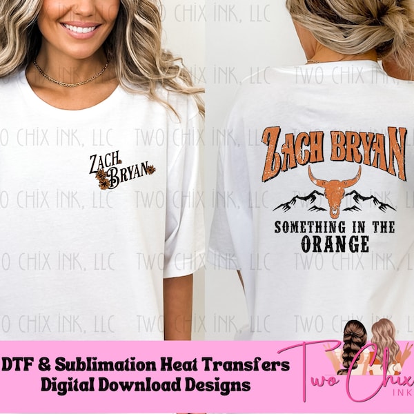 Zach Bryan Sublimation Design - Etsy