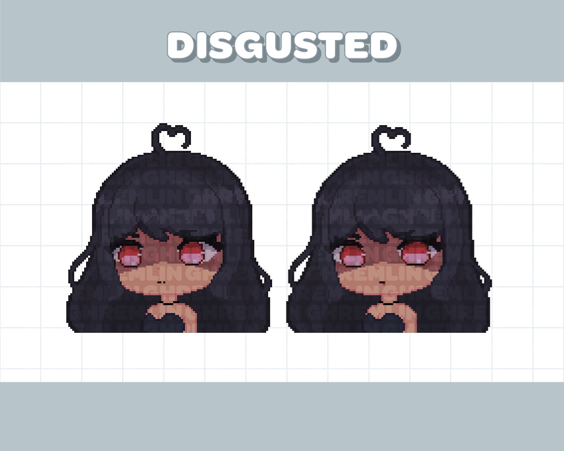 ANIMATED Pixel Pngtuber 8 Different Emotions Veadotube - Etsy