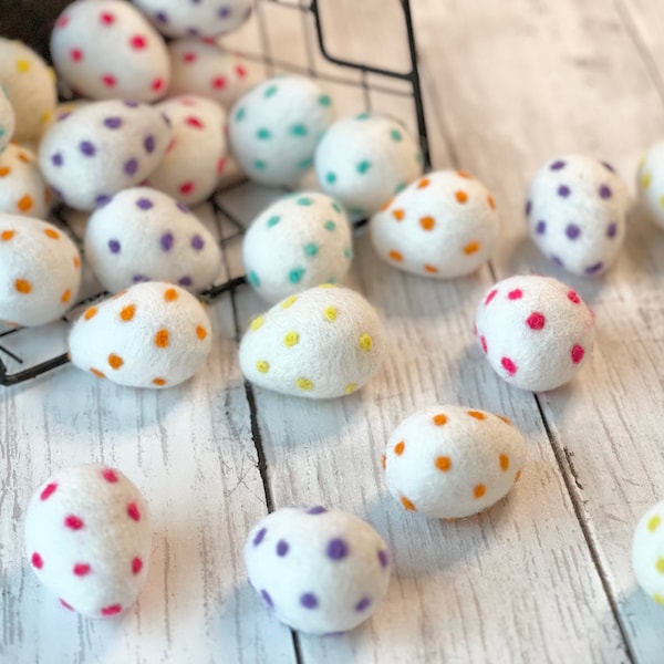 Polka Dot Eggs - Etsy