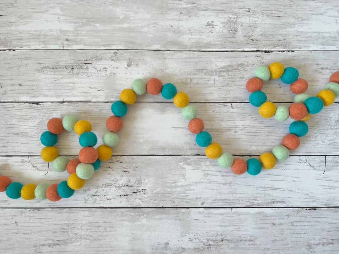 Into the Garden Kids Room Felt Garland Wall and Shelf Decor Girls ...