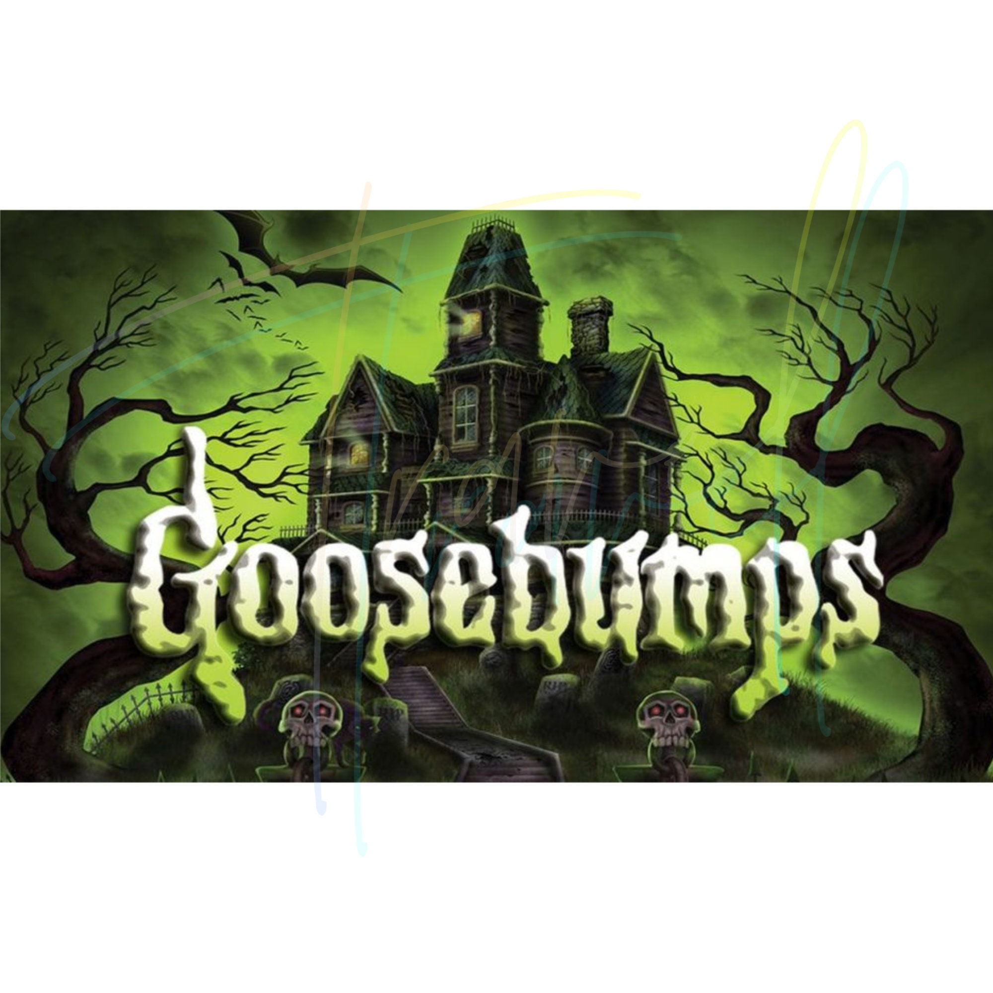 Goosebumps Halloween Digital Png - Etsy