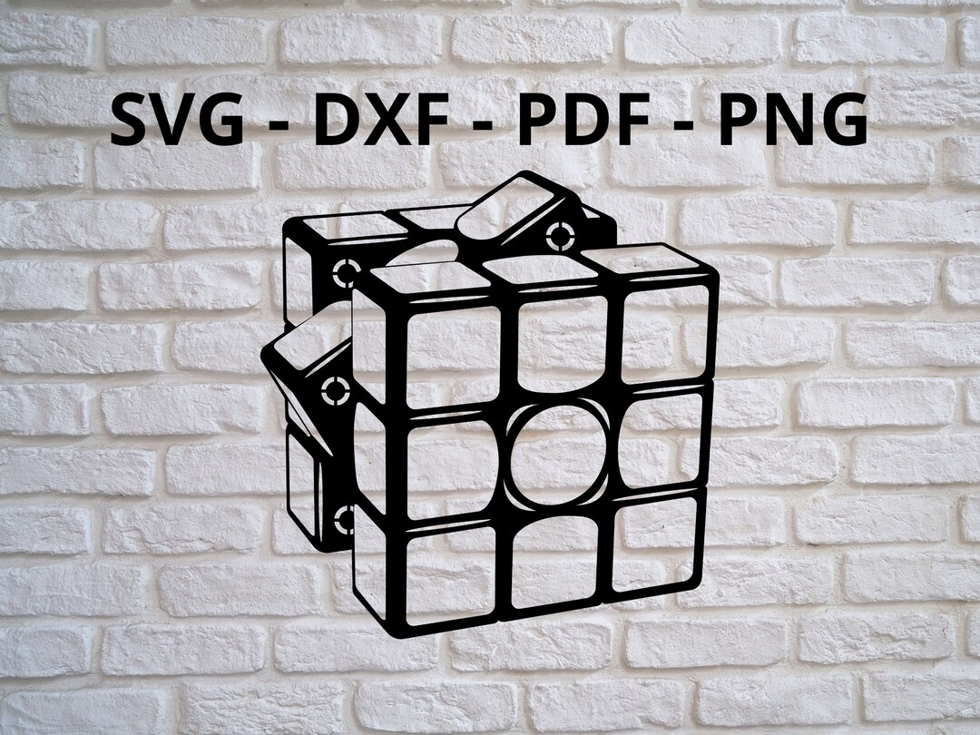 GANCUBE Pro Rubiks Cube | SVG - PNG - Dxf - Pdf - Etsy