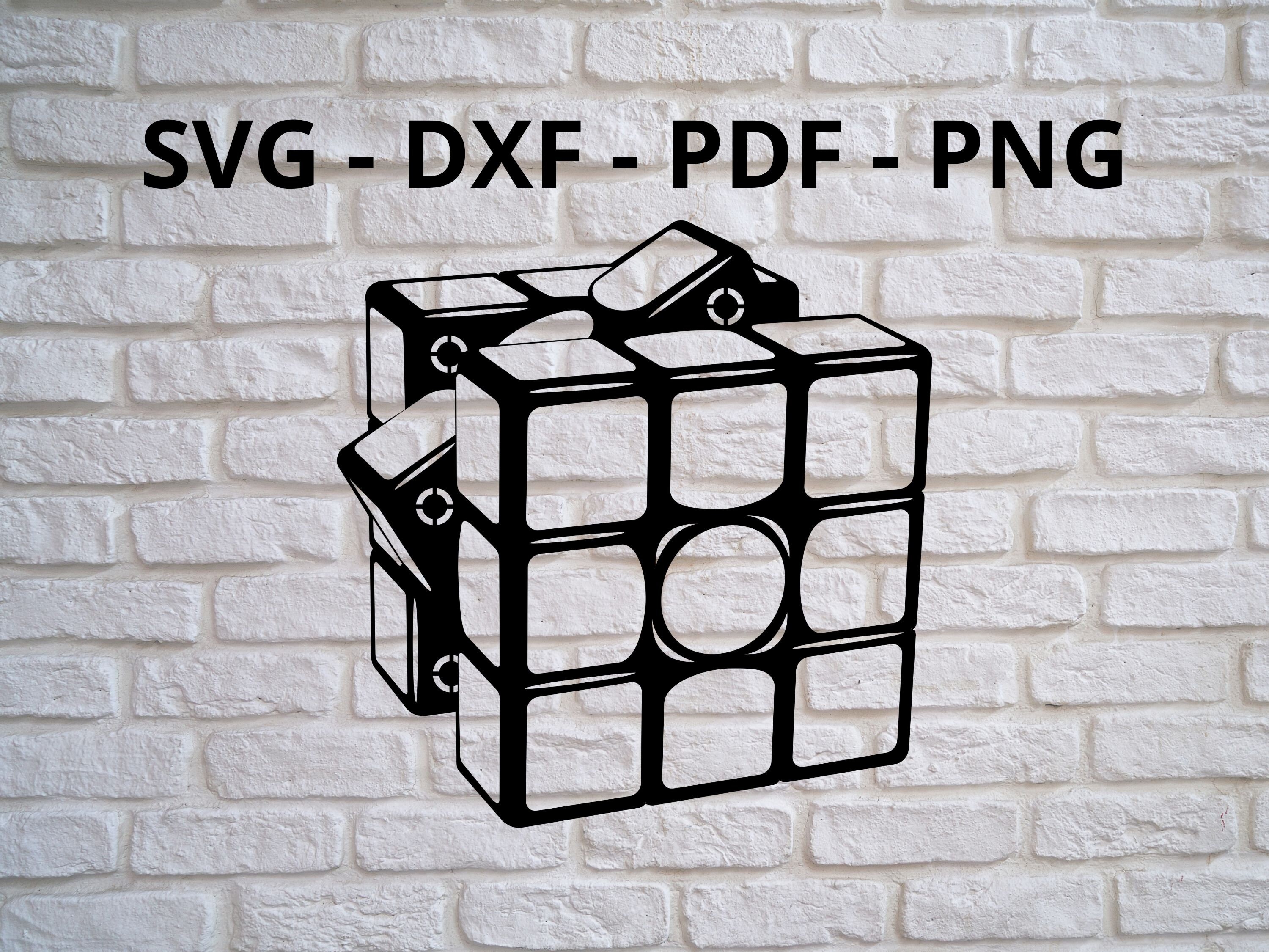 GANCUBE Pro Rubiks Cube | SVG - PNG - Dxf - Pdf - Etsy