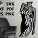 Female Torso Design - SVG, DXF, PNG, Eps, Pdf Files for Lasers, Cricut ...