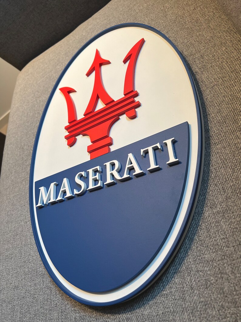 Supercar Maserati 3D Sign Laser Ready DXF SVG Lightburn - Etsy Schweiz