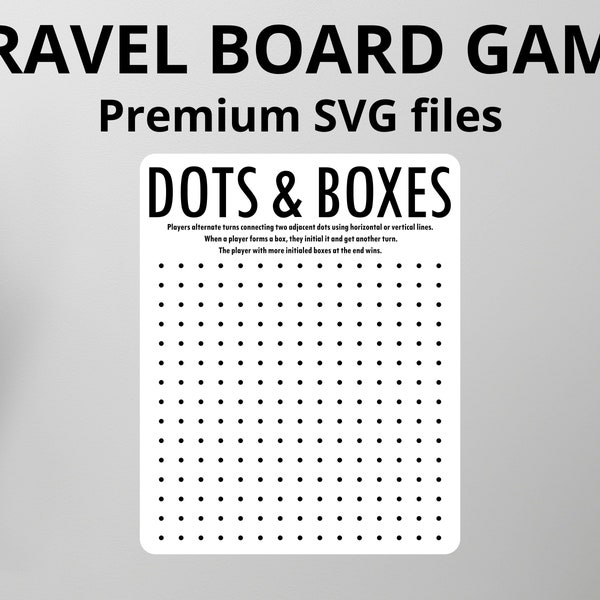 Dots and Boxes Game Svg - Etsy