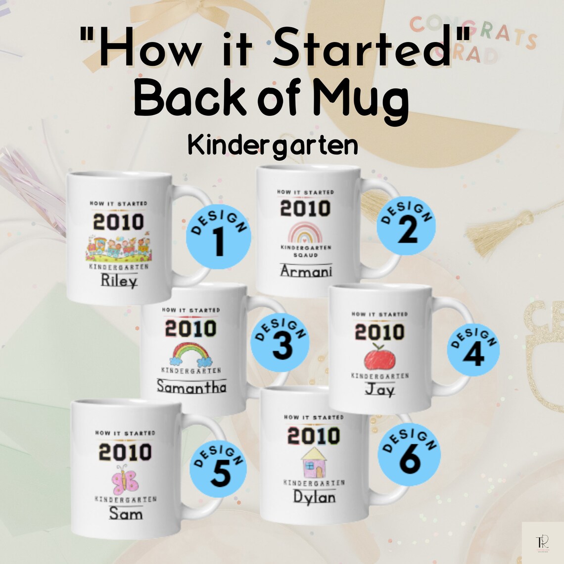 Personalised Grad 2023 Mugs/custom Grad 2023 Gift/congratulations Grad ...