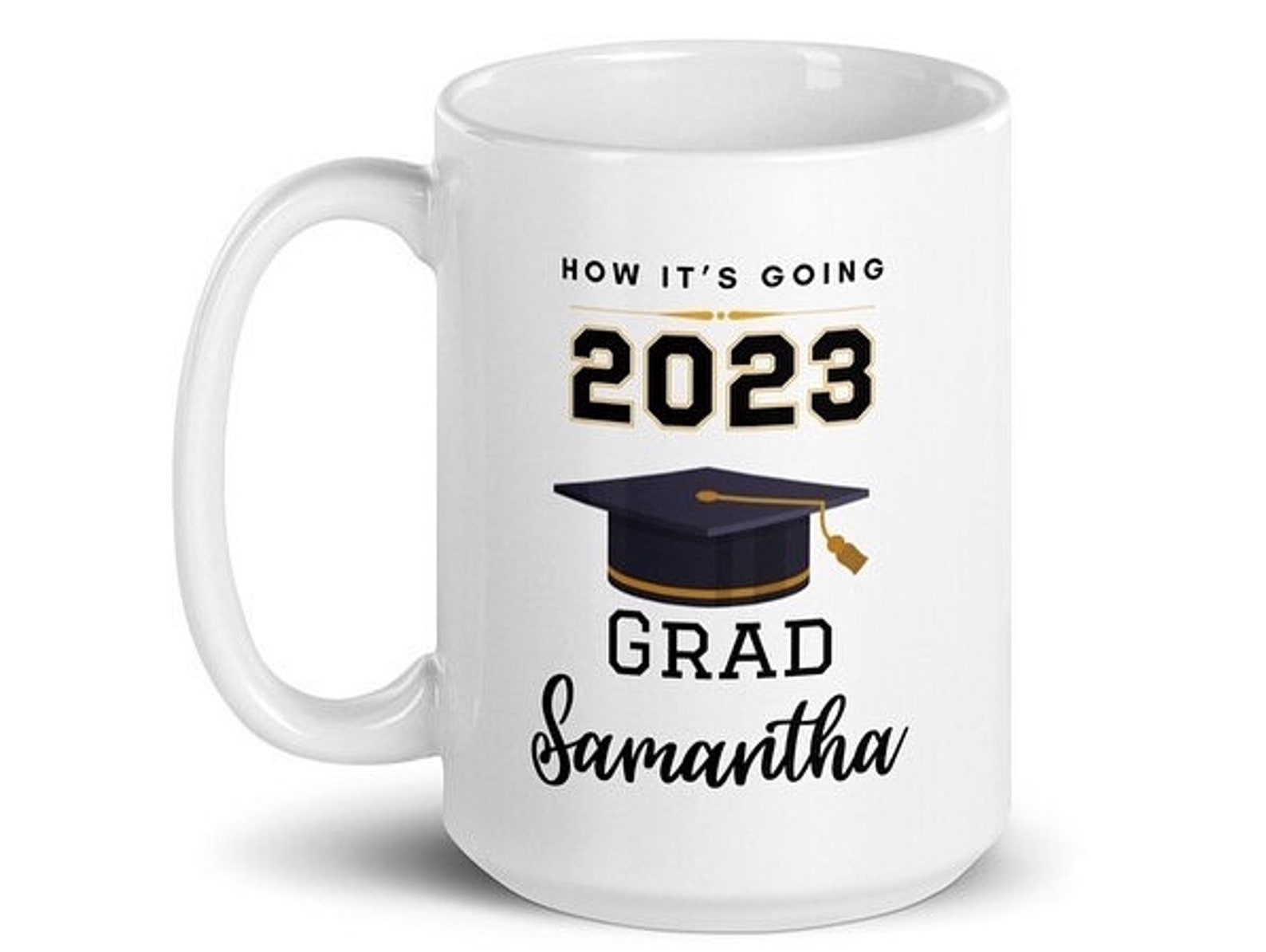 Personalised Grad 2023 Mugs/custom Grad 2023 Gift/congratulations Grad ...