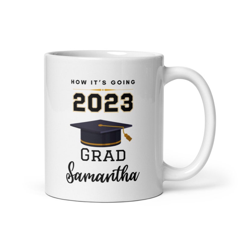 Personalised Grad 2023 Mugs/custom Grad 2023 Gift/congratulations Grad ...