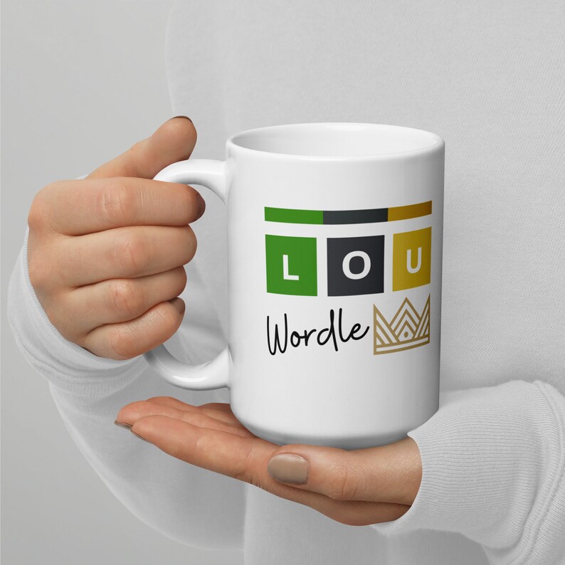 Personalized Wordle King/wordle Queen/wordle Champ/wordle Mug 11oz/15oz ...